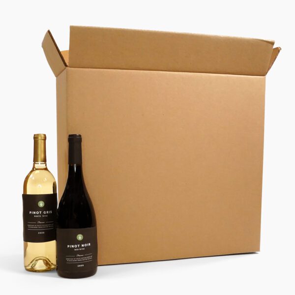 Corrugated Wine Shipping Boxes - 12 Wine Bottle Box | Gorilla Shipper