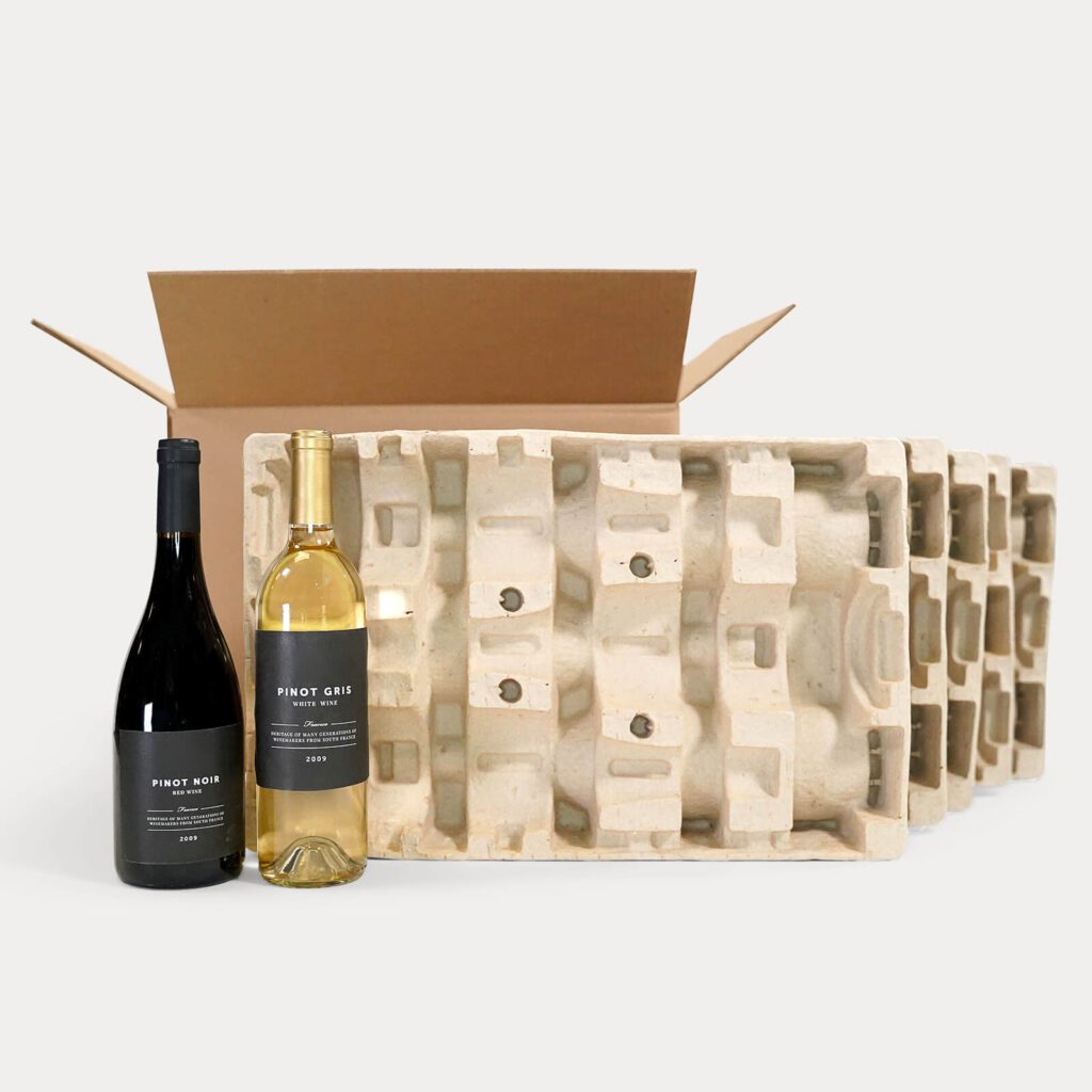12-Bottle Wine Shipping Box | Pulp Packaging | Bulk Deals