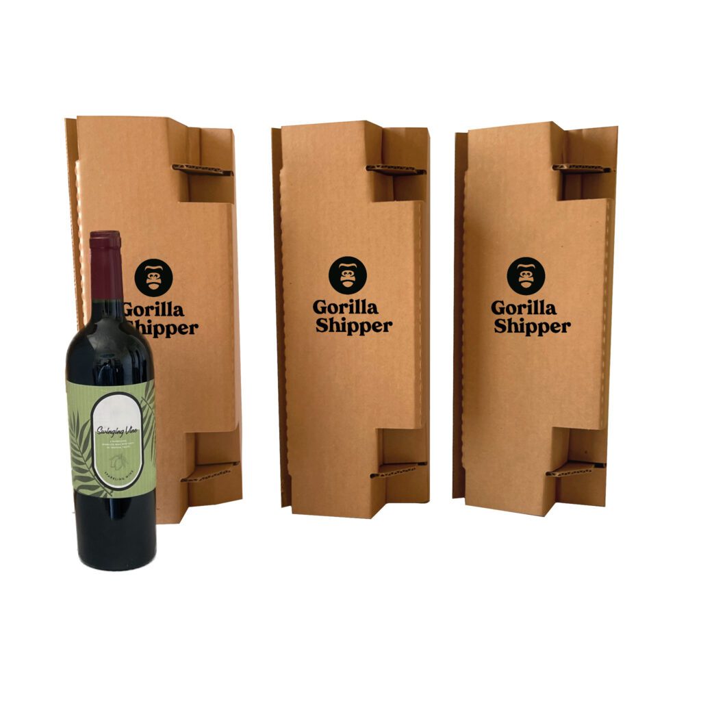 3-Pack Wine Bottle Packaging | Hexabox | Gorilla Shipper