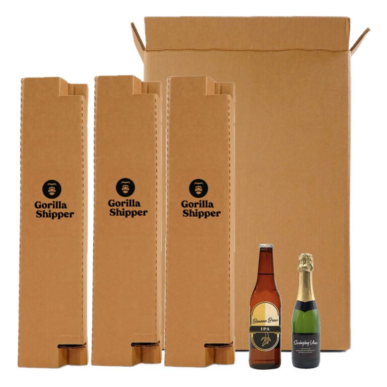 6-Pack Wine Box | Bottle Pulp Shipper Kit | Bulk Discounts