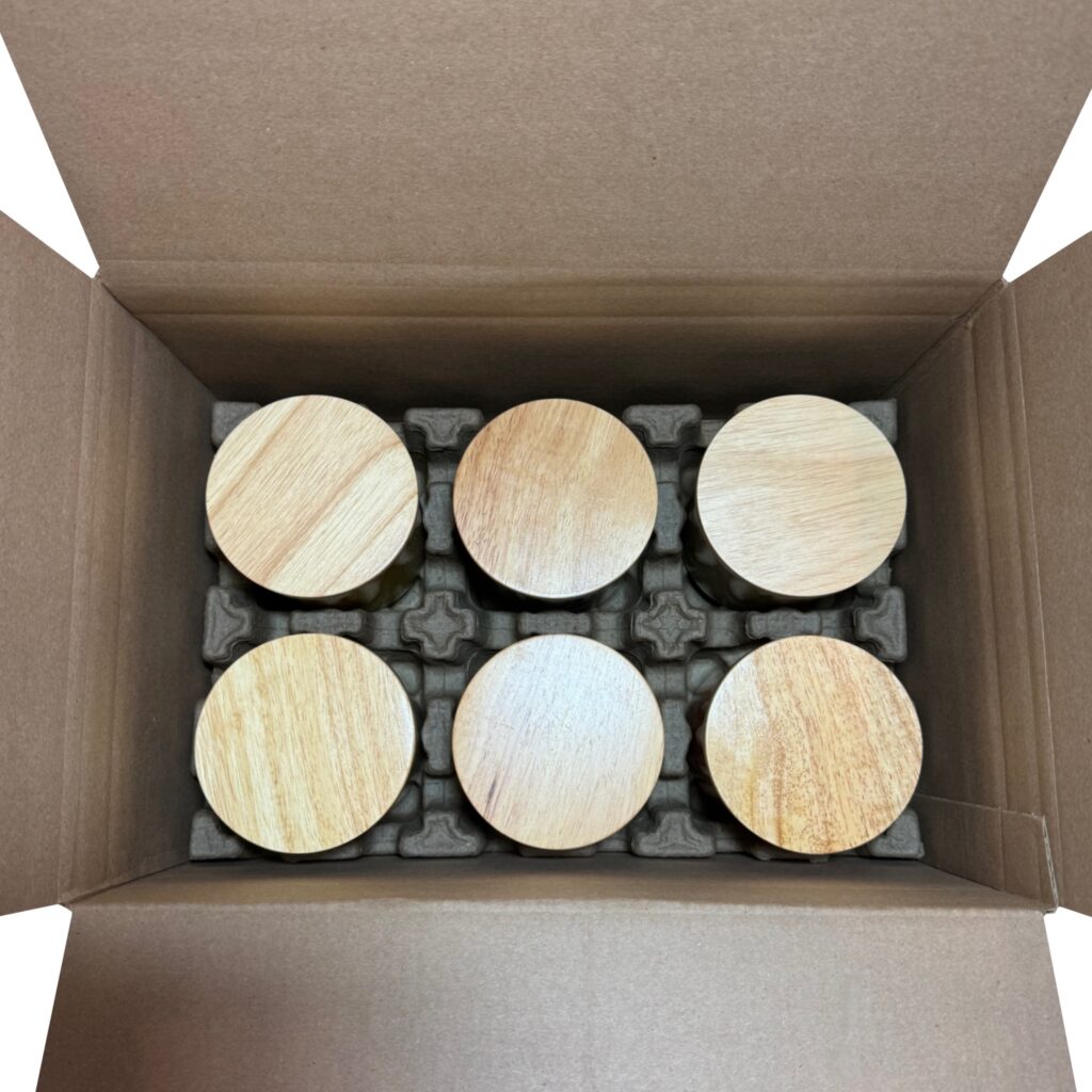 6-Pack Candle Shipping Boxes | Insert + Carton | Bulk Deals